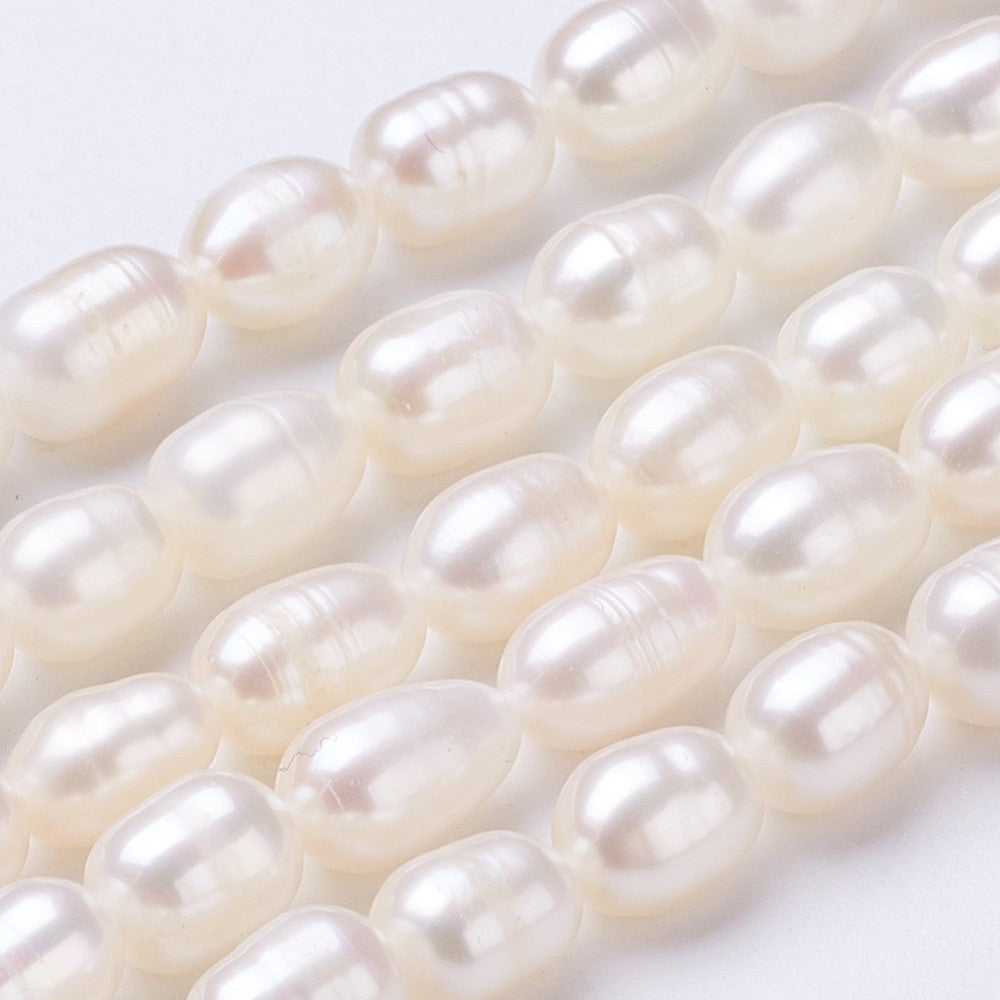 Natural pearl by strands 35 cm – AAA Craft Wire