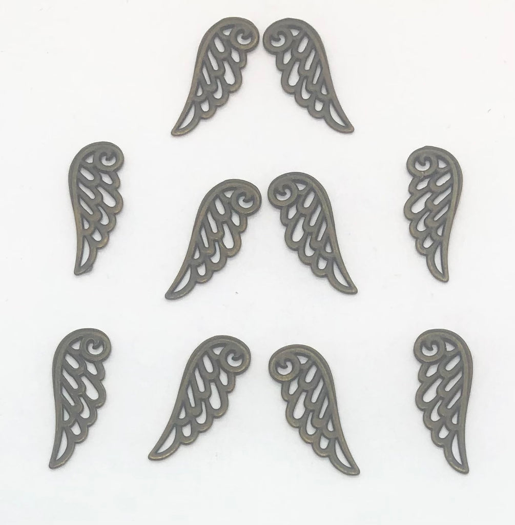 Metal half wing in bronze color – AAA Craft Wire